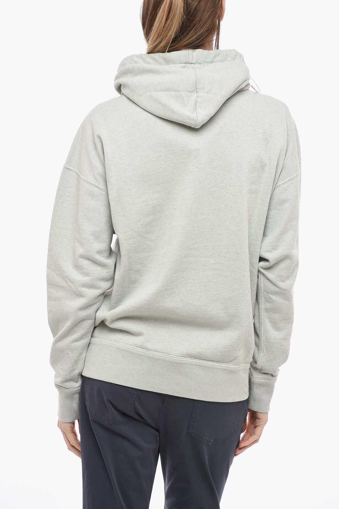 Isabel Marant ETOILE Flocked Logo MANSEL Hoodie women - Glamood Outlet
