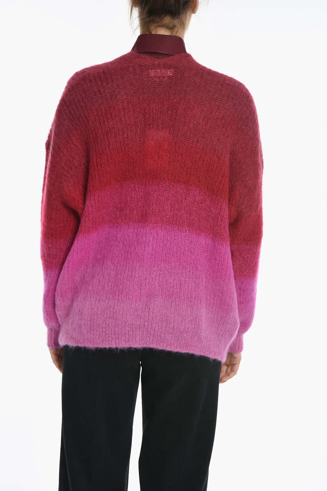 Isabel Marant ETOILE Mohair-blend DANA Cardigan in Gradient Effect ...