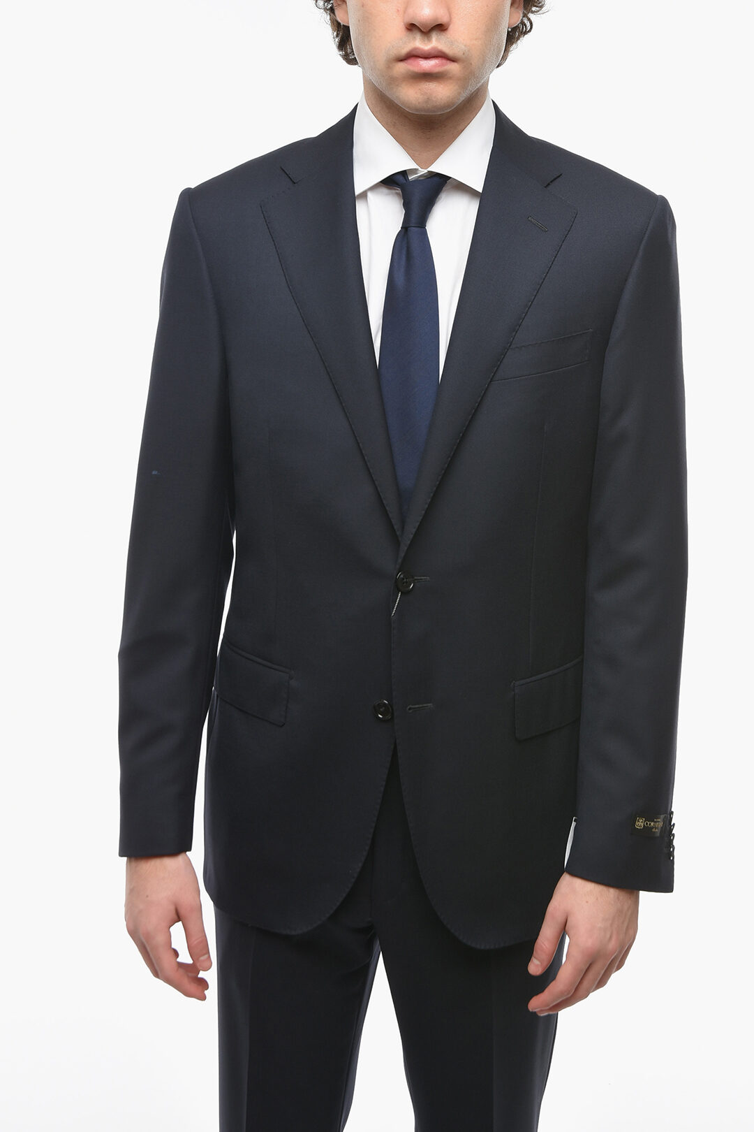 Corneliani Extrafine-virgin-wool LEADER Suit with Notch Lapel men ...