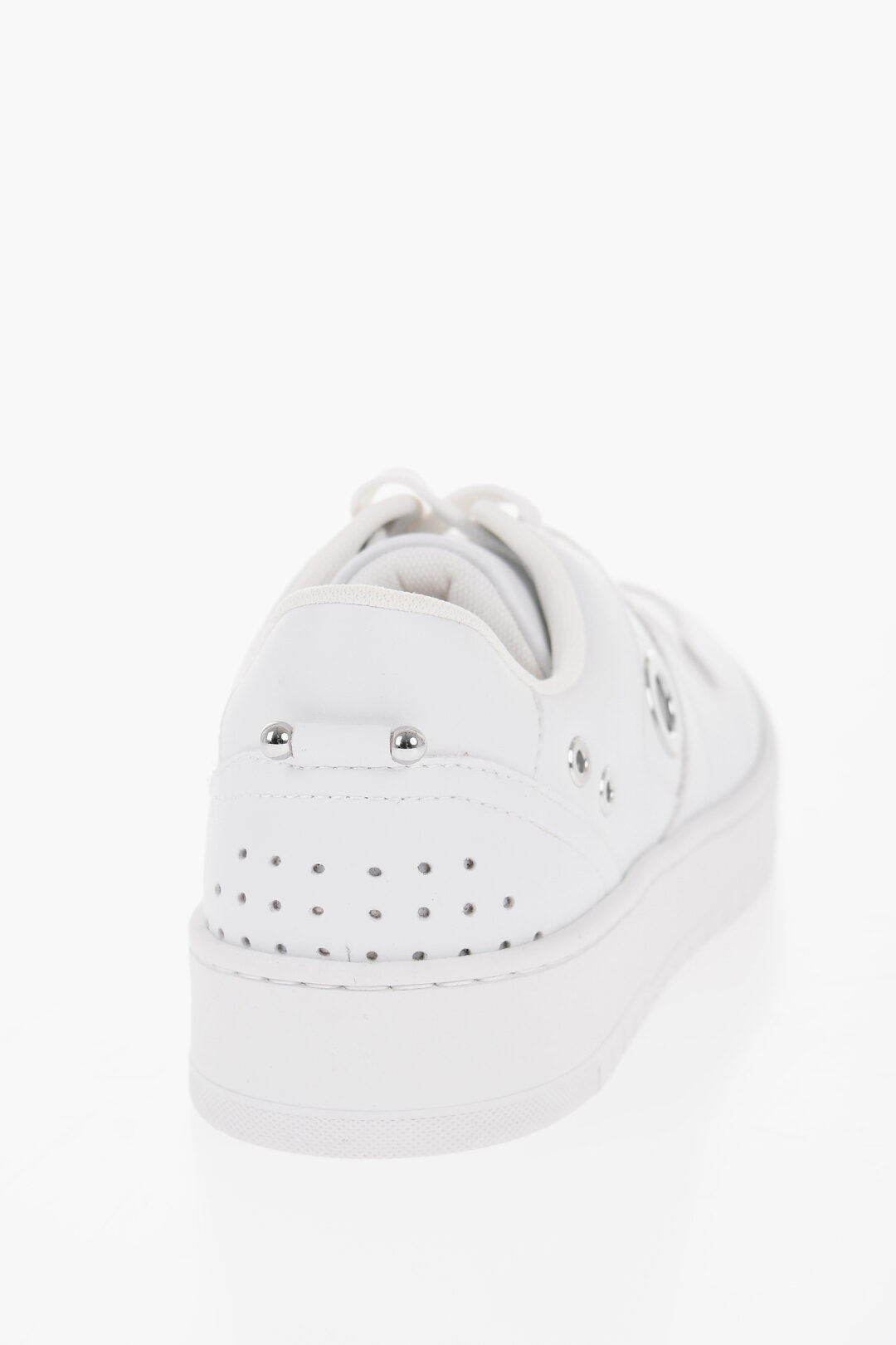 Neil Barrett Faux Leather Low-Top Sneakers with Cut Out men - Glamood ...