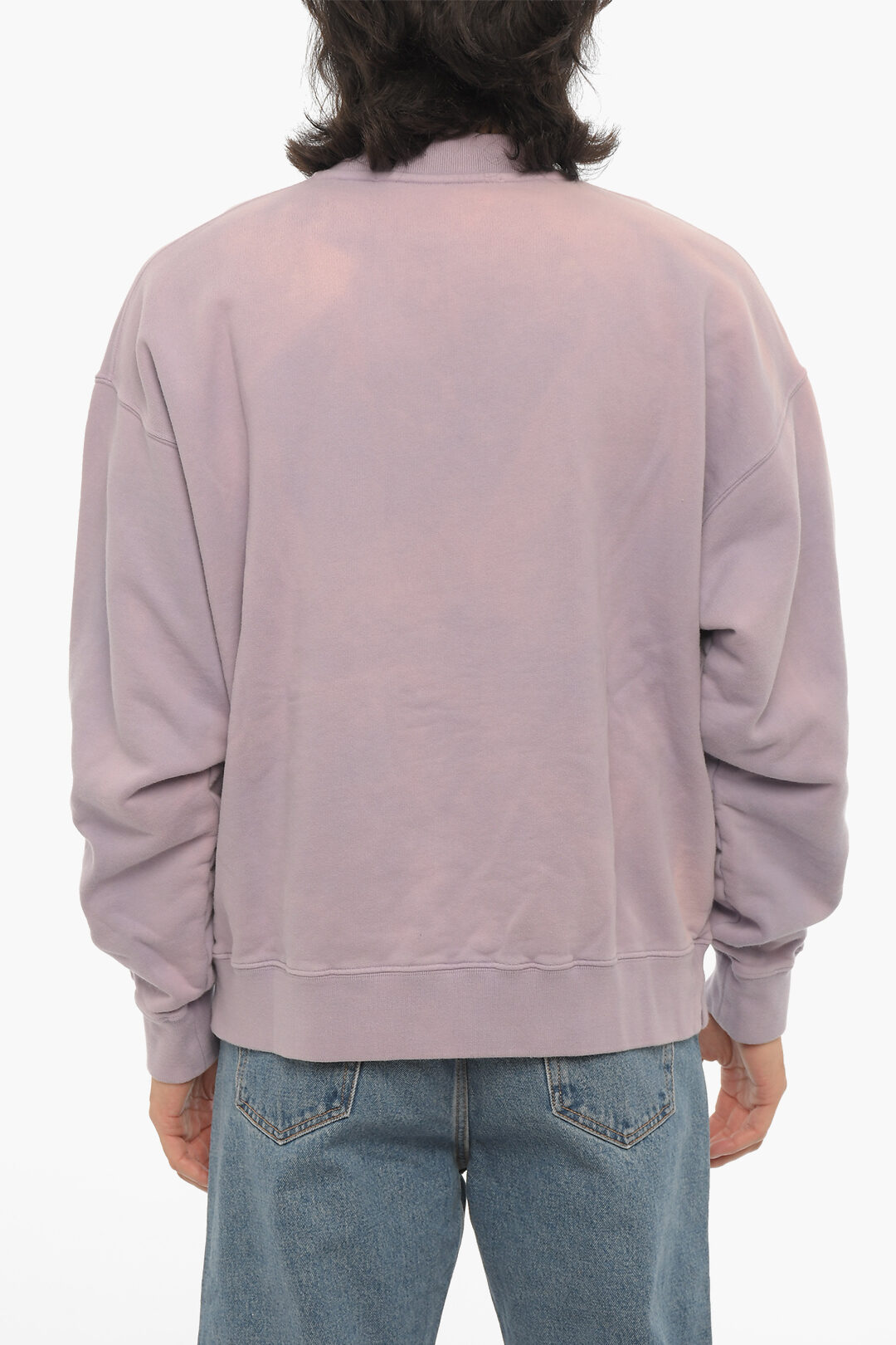 Off-White Felpa Girocollo LAUNDRY a Tinta Unita uomo - Glamood Outlet