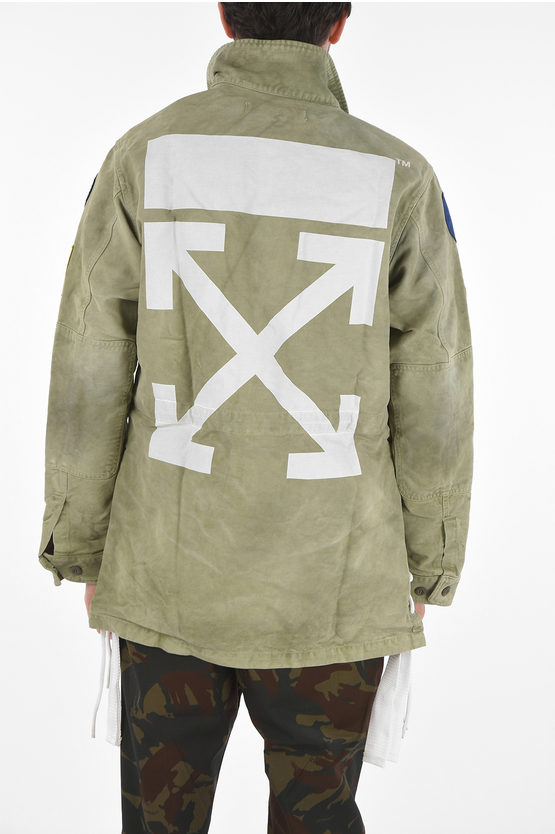 Off-White FIELD Jacket with Military Patches men - Glamood Outlet