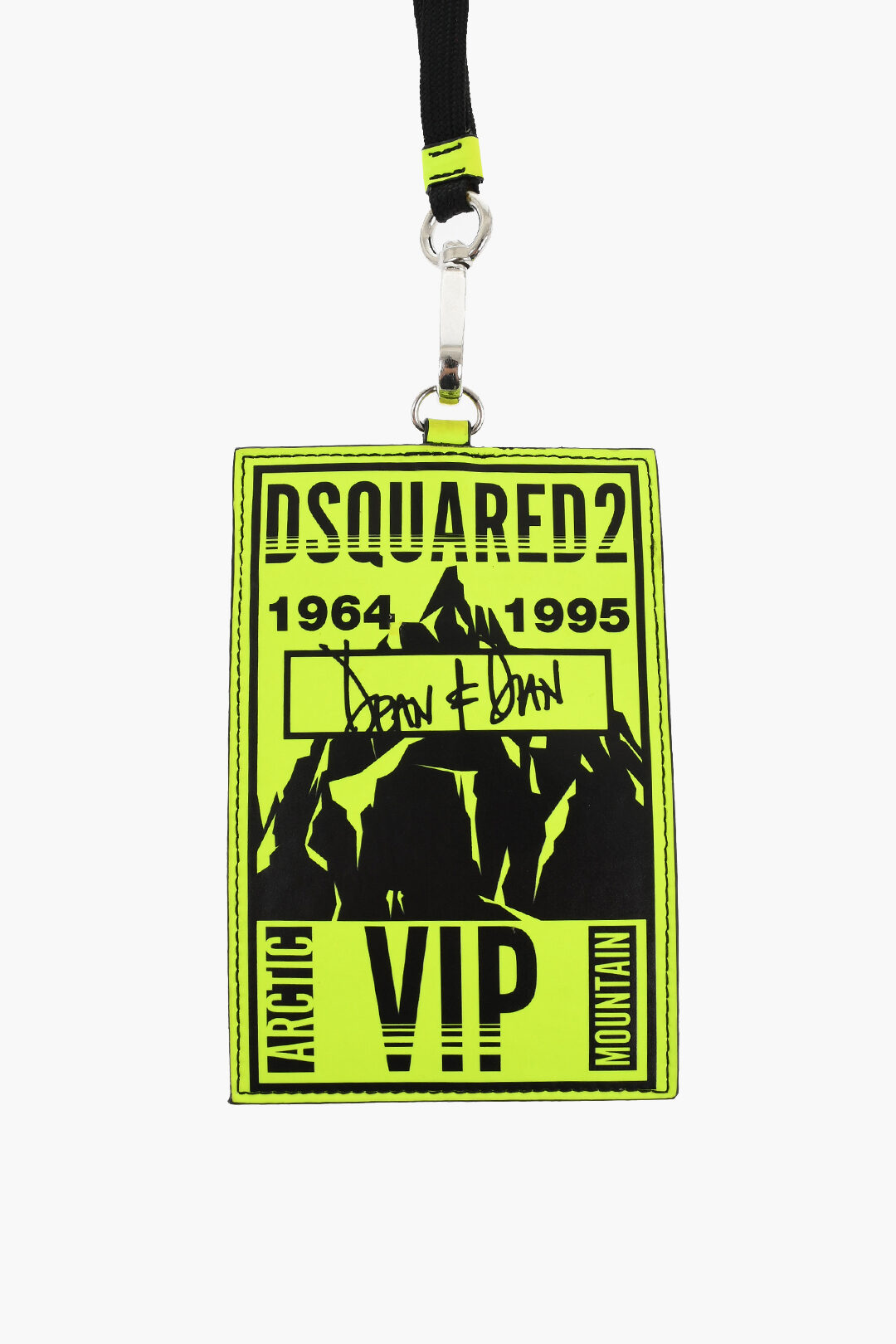 Dsquared2 Fluorescent Leather Neck Card Holder men - Glamood Outlet