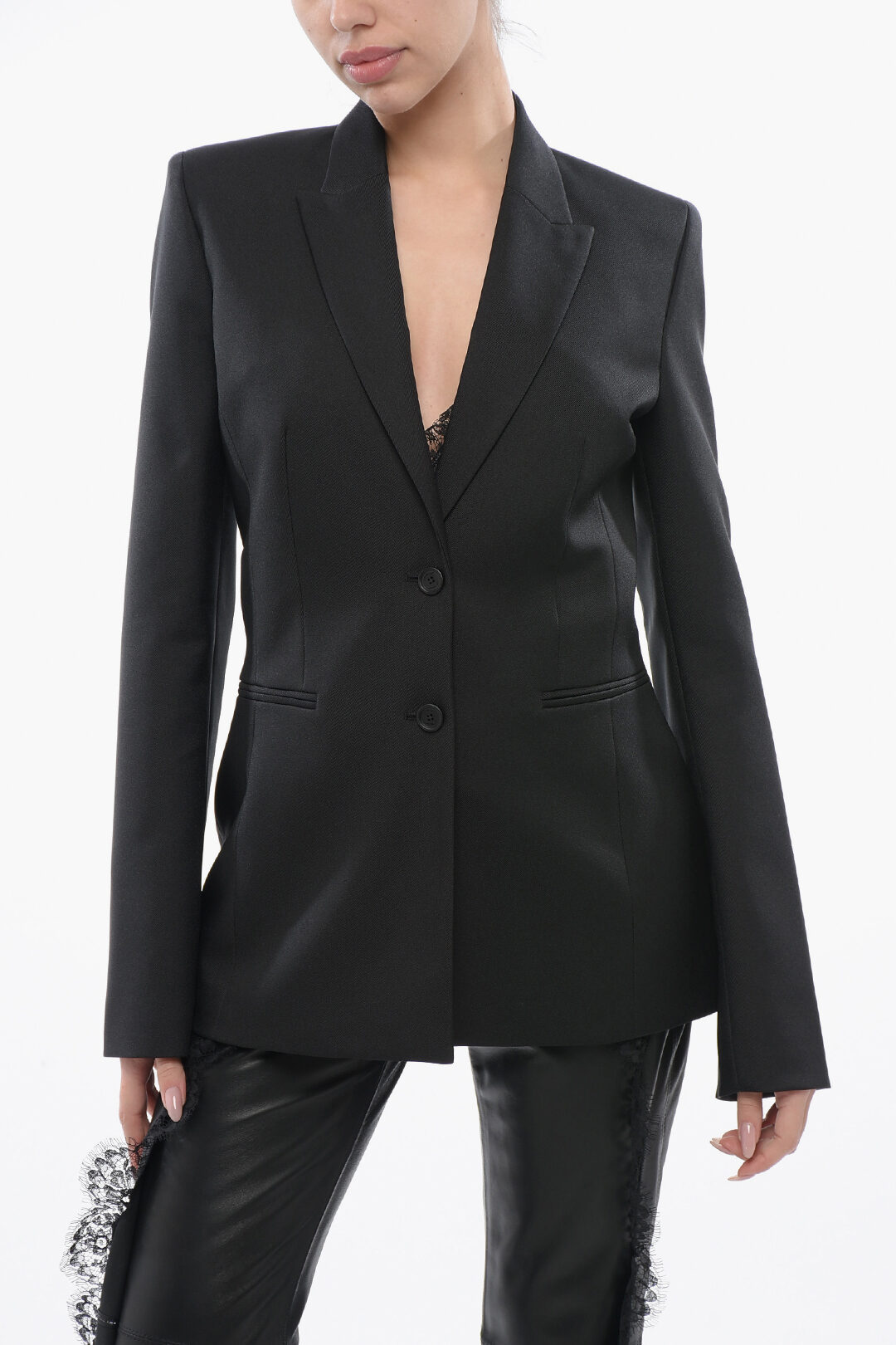 Off-White FOR EVER Blazer Slim Fit CORPORATE TECH con Rever a Lancia ...