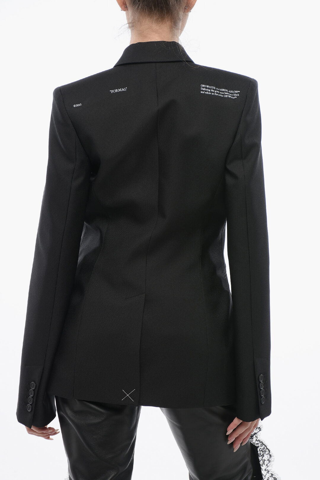 Off-White FOR EVER Blazer Slim Fit CORPORATE TECH con Rever a Lancia ...