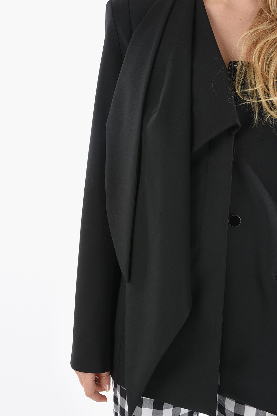 Off-White FORMAL Wool Blend BANDANA Blazer women - Glamood Outlet