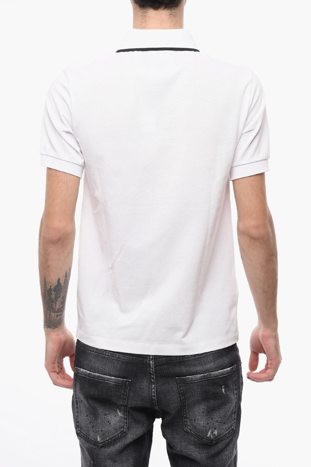 Raf Simons FRED PERRY X RS Cotton Polo with Logo Patches men - Glamood ...