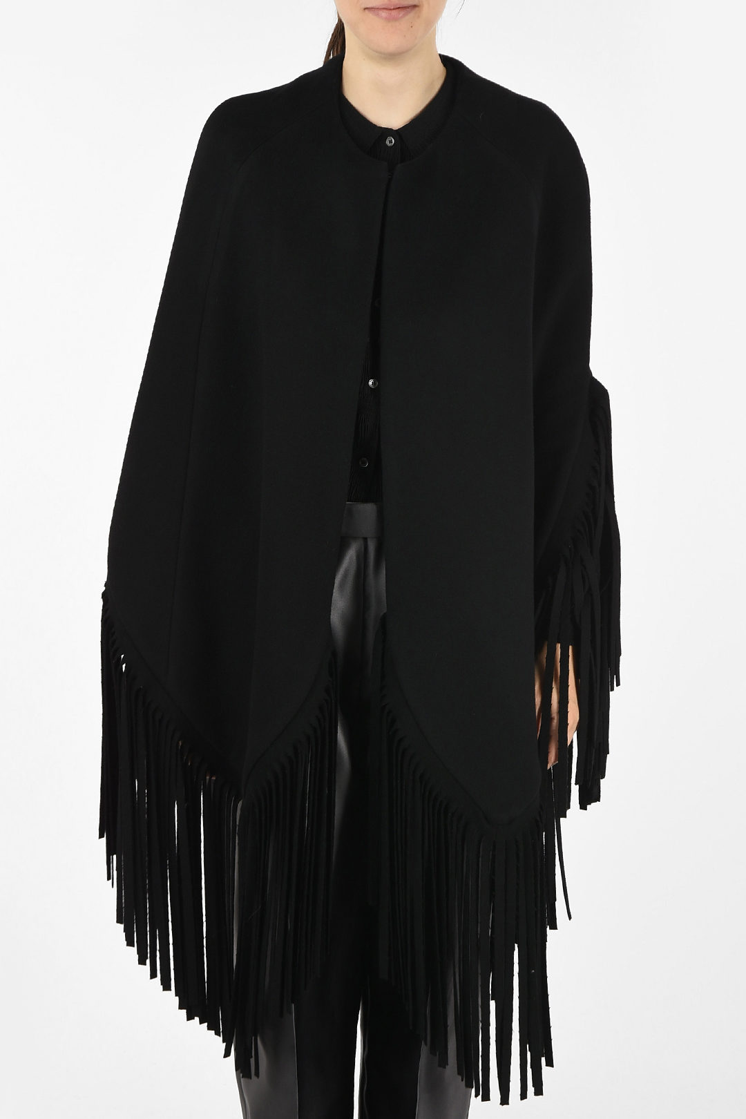 Vionnet fringed cape women - Glamood Outlet