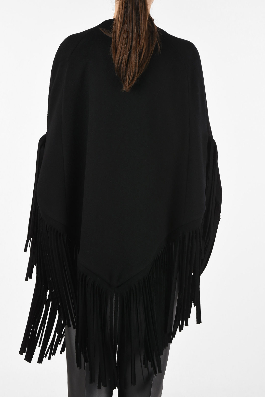 Vionnet fringed cape women - Glamood Outlet