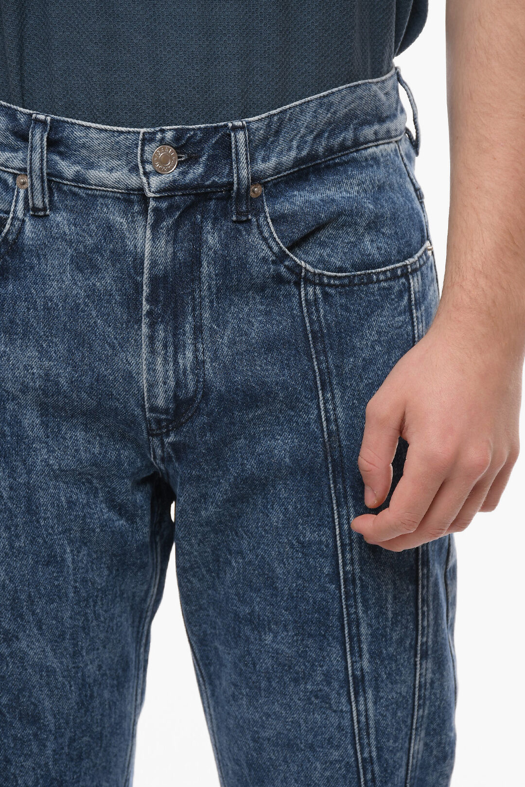 Isabel Marant Front Stitched JALIM Regular Fit Denims 14cm men ...
