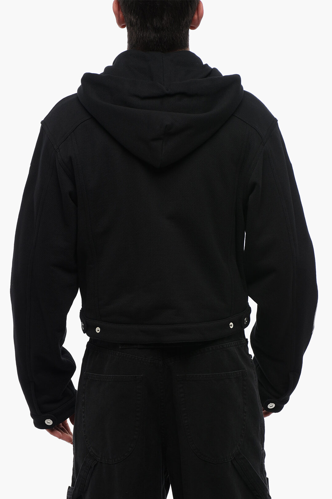 Off-White Front Ziped VARSITY DIAG Hoodie with Utility Pockets men ...
