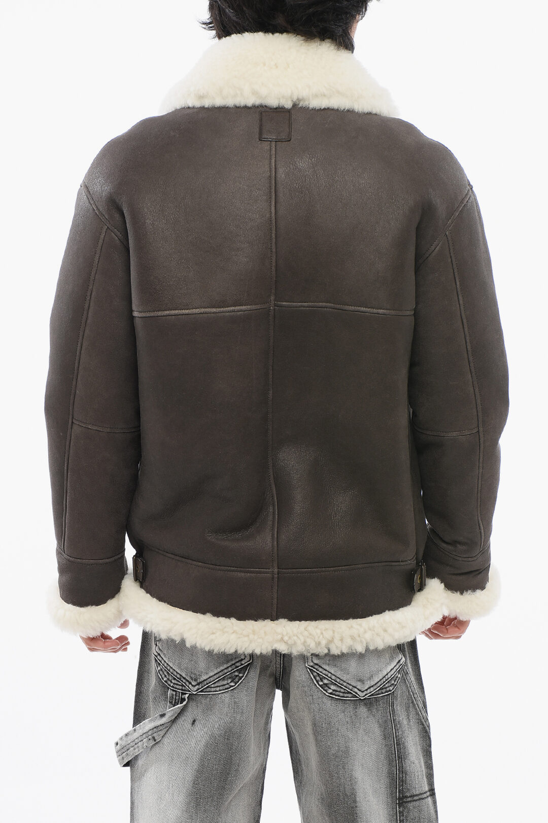 Loewe Front Zipped AVIATOR Shearling Jacket men - Glamood Outlet