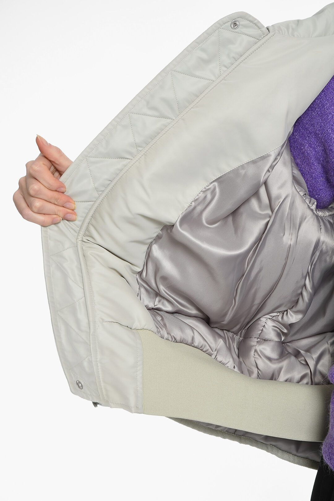Eytys Front Zipped FROST Padded Bomber Jacket women - Glamood Outlet