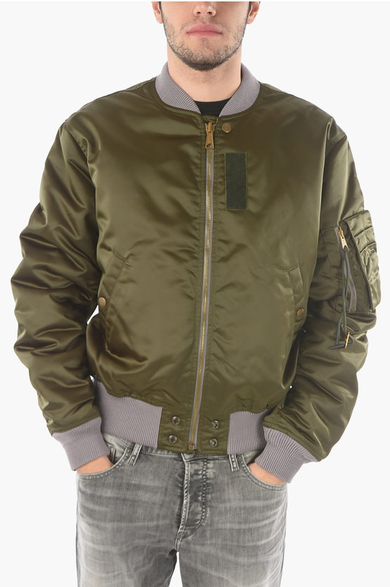 Diesel Front Zipped Reversible Padded Bomber Jacket men - Glamood Outlet