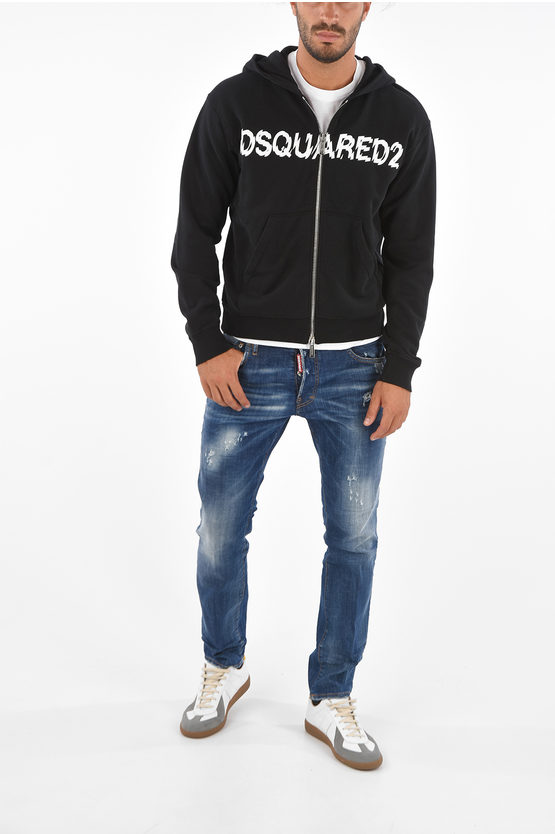 Dsquared2 Full Zip COOL FIT Hoodie men - Glamood Outlet Dsquared2 Full Zip COOL FIT Hoodie men - Glamood Outlet