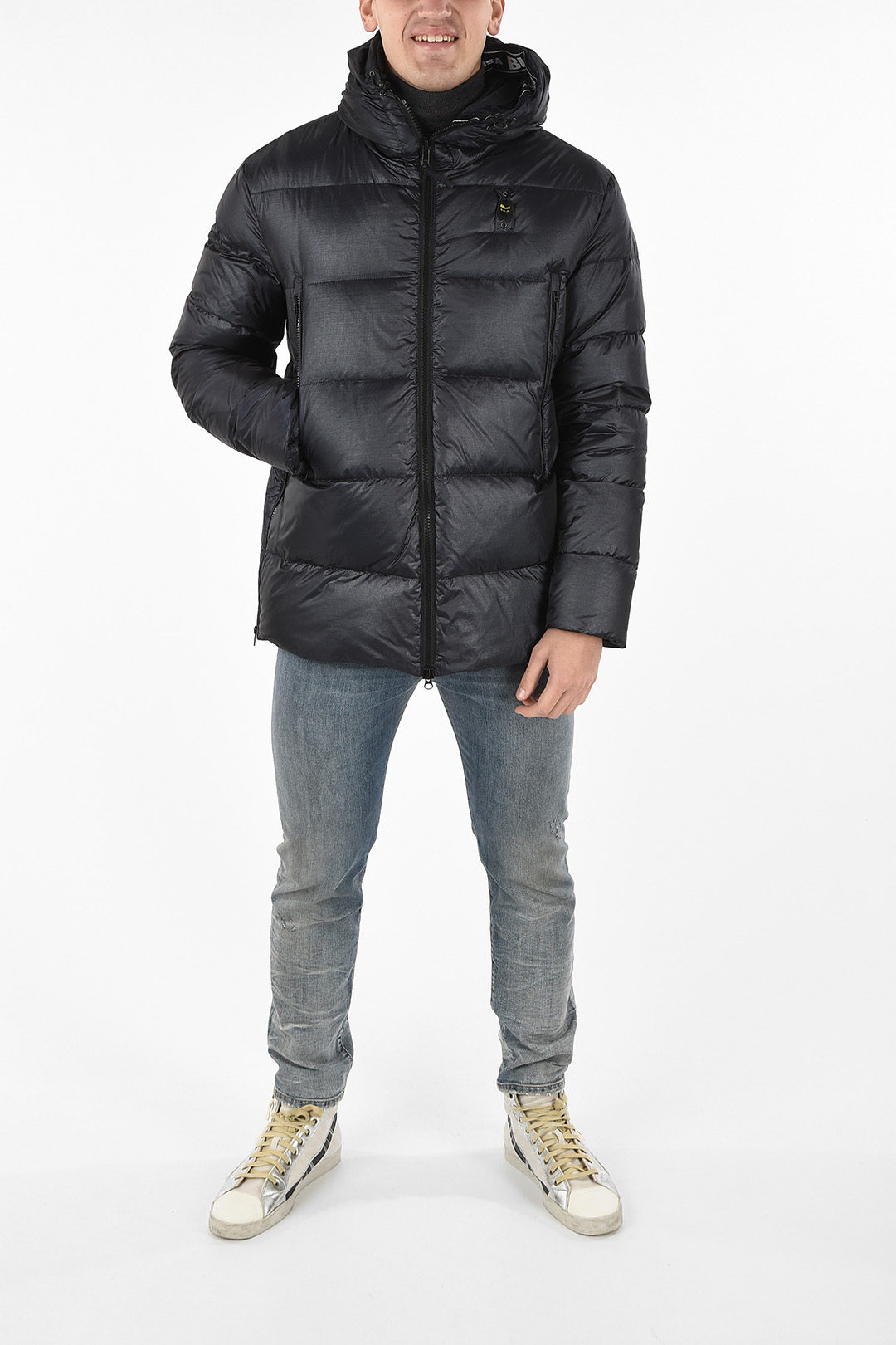 Blauer full zip down jacket men - Glamood Outlet