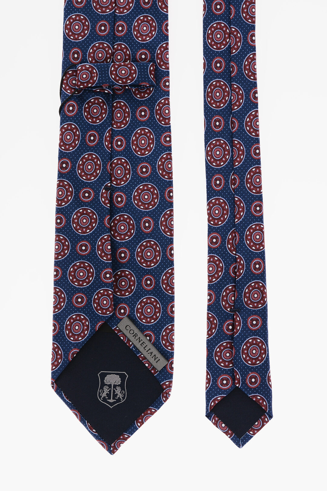 Corneliani Geometric Patterned Silk Tie men - Glamood Outlet