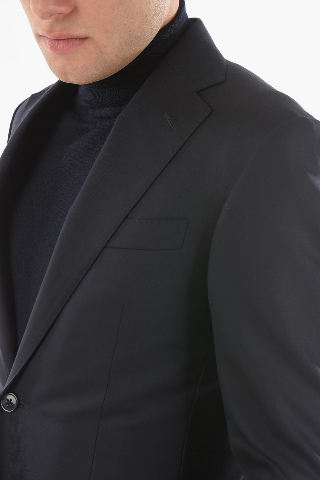 Corneliani Giacca LEADER in Lana Vergine con Revers Classico uomo ...