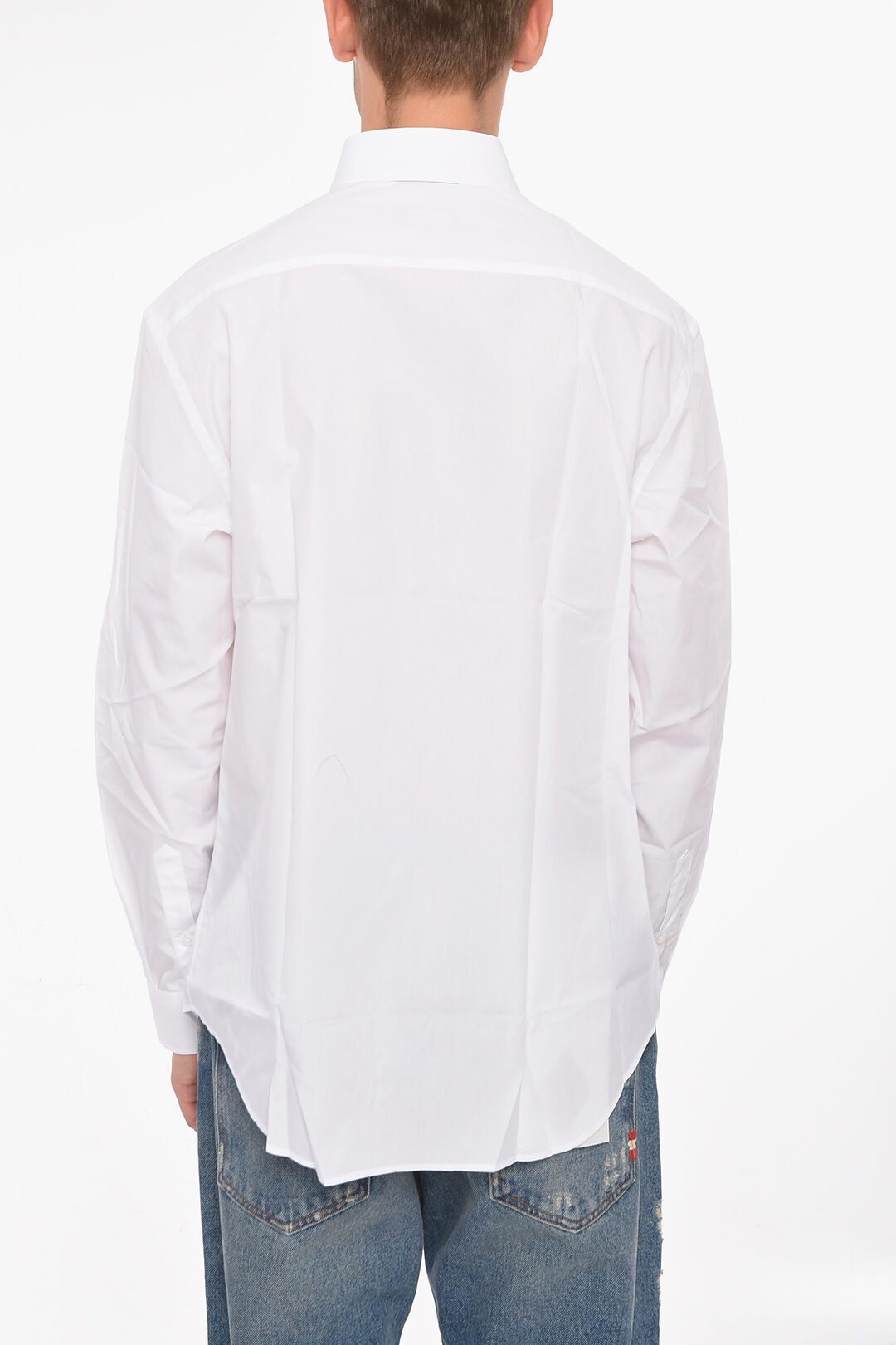 Armani GIORGIO Standard Collar Cotton Slim Fit Shirt men - Glamood Outlet