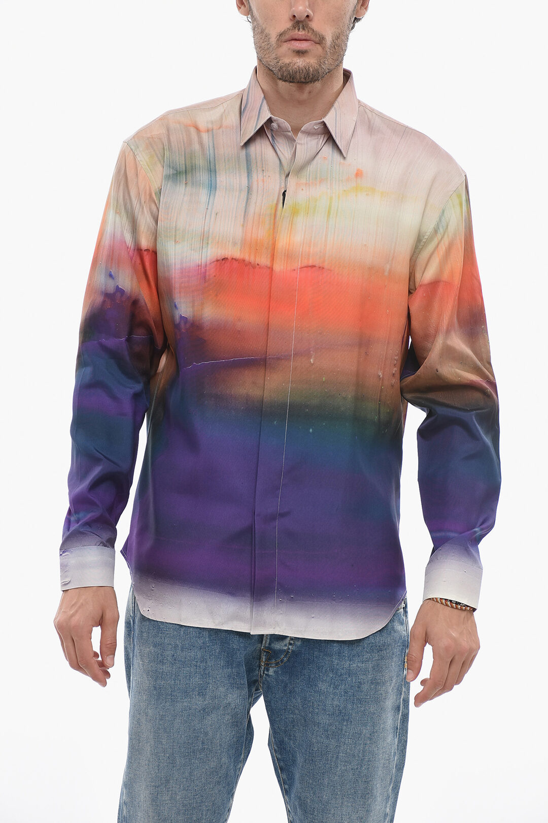 Berluti Gradient Effect Casual Shirt men - Glamood Outlet