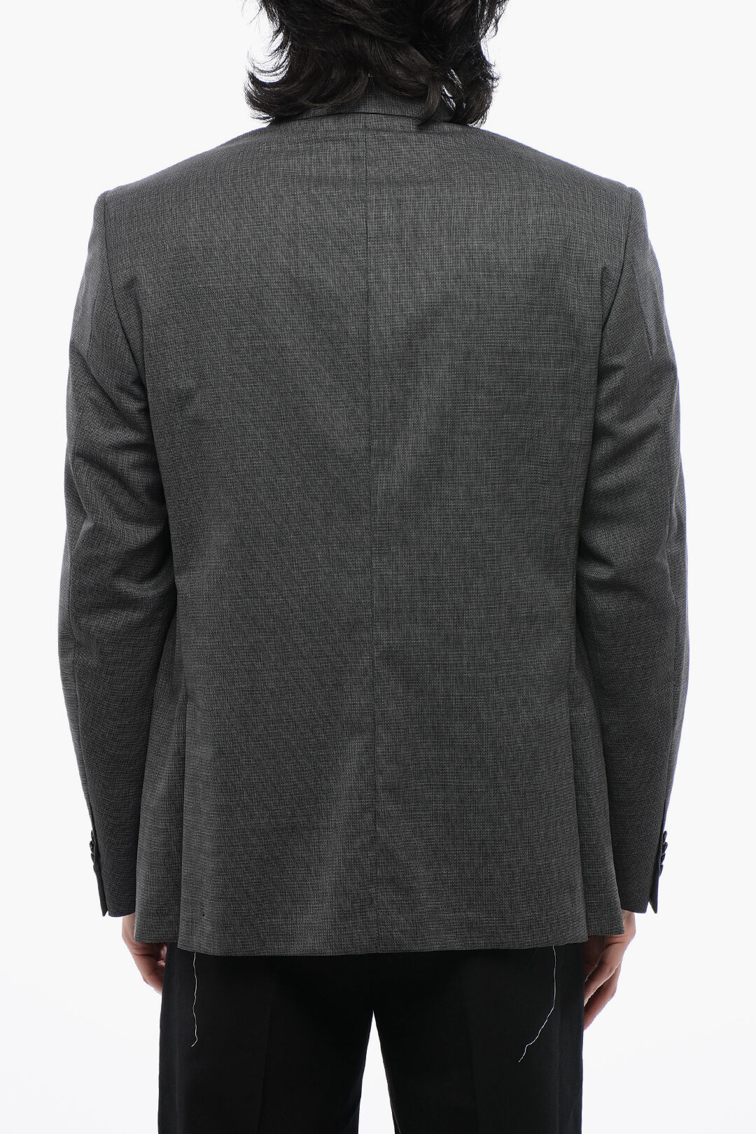 Nino Danieli Half-lined Blazer with Hopsack Pattern men - Glamood Outlet