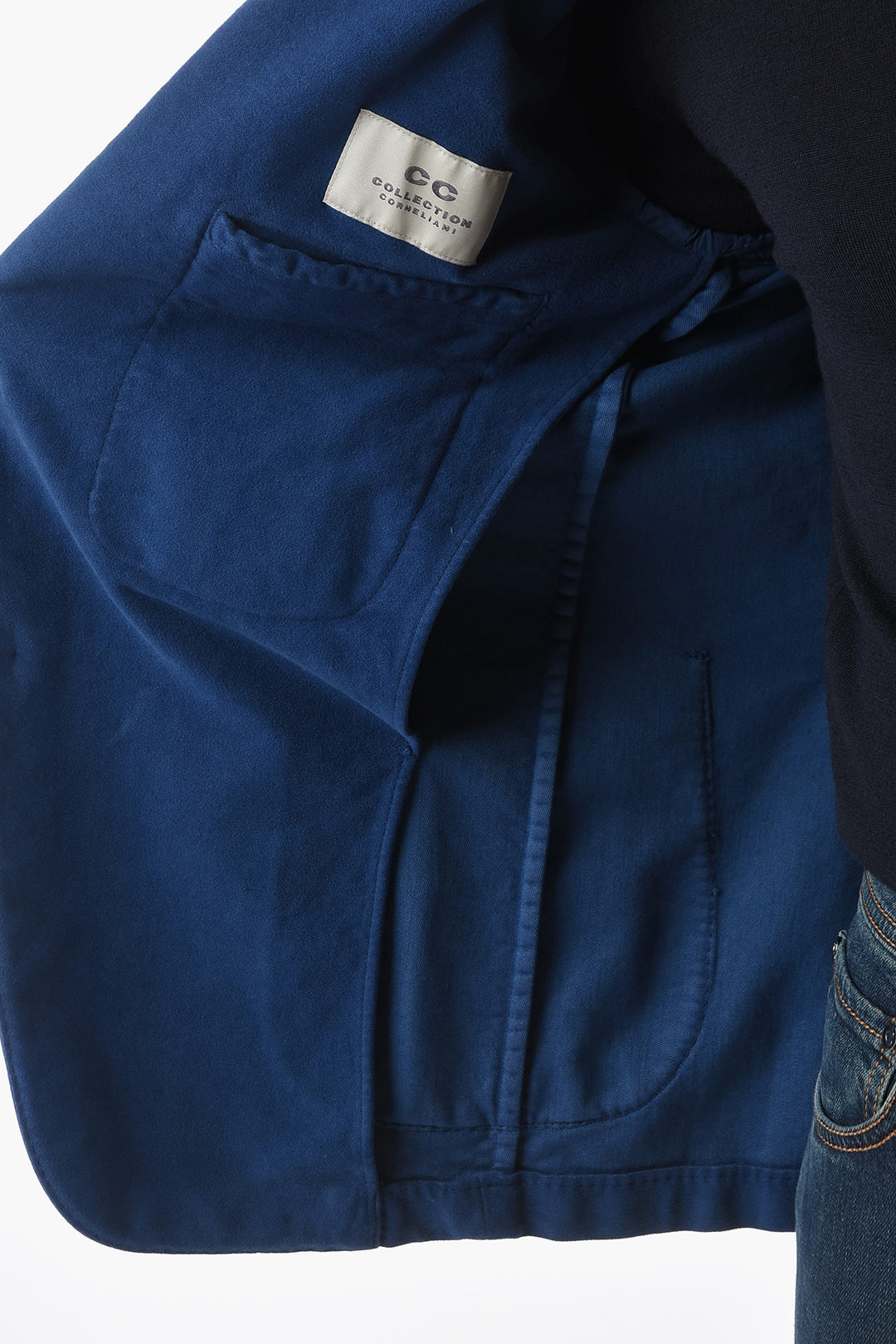 Corneliani Half-Lined Blazer with Welt Pocket and Side Vents men ...