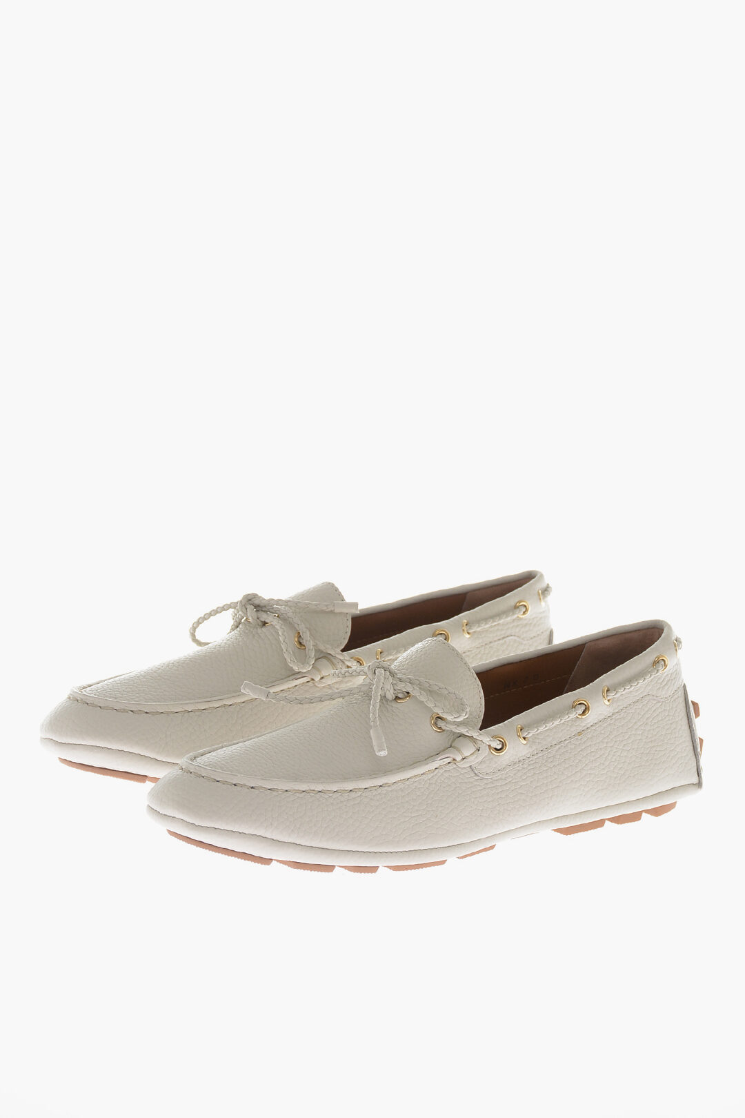 Bally Hammered Leather Boat Lorafers women - Glamood Outlet
