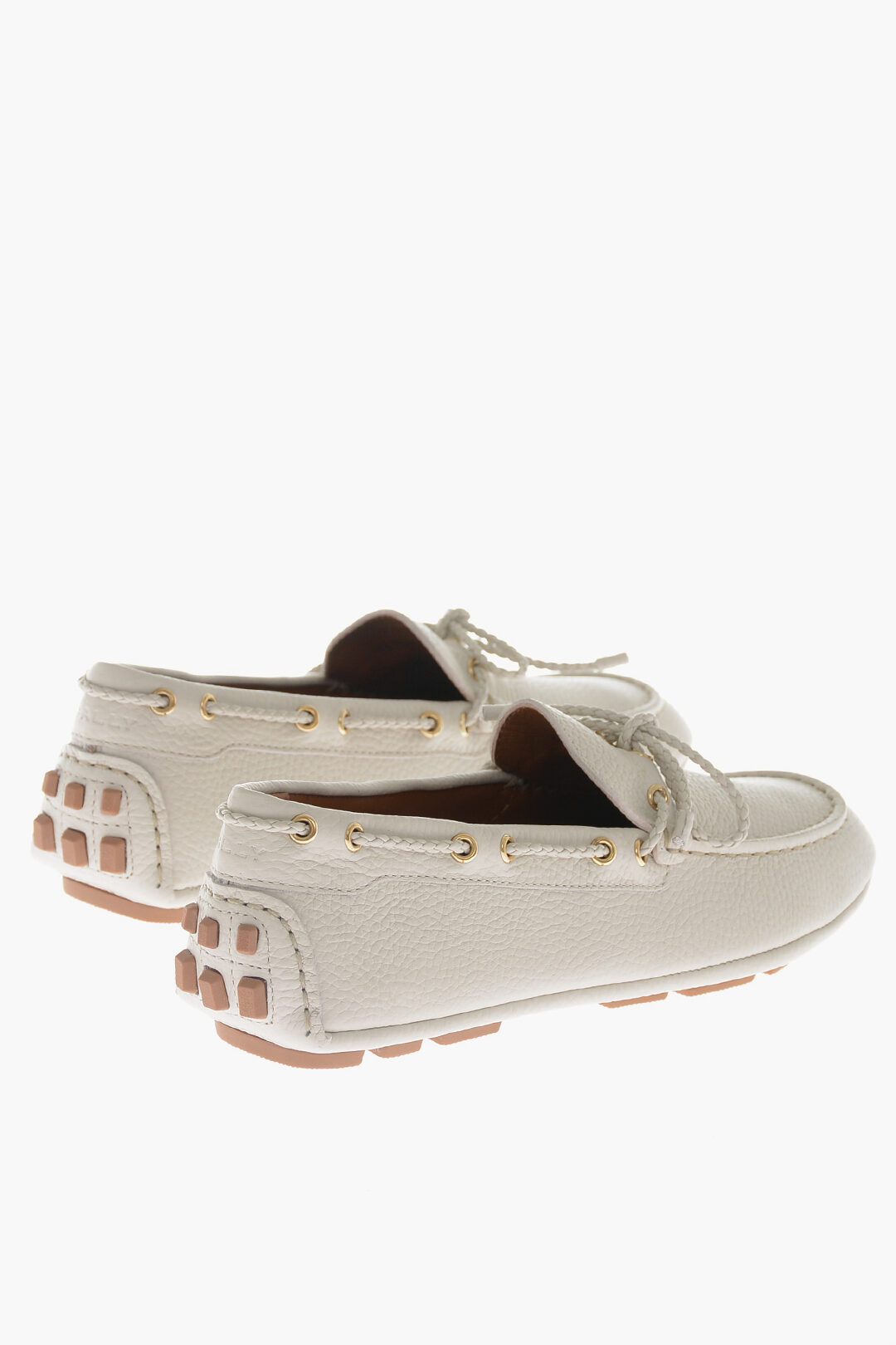 Bally Hammered Leather Boat Lorafers women - Glamood Outlet