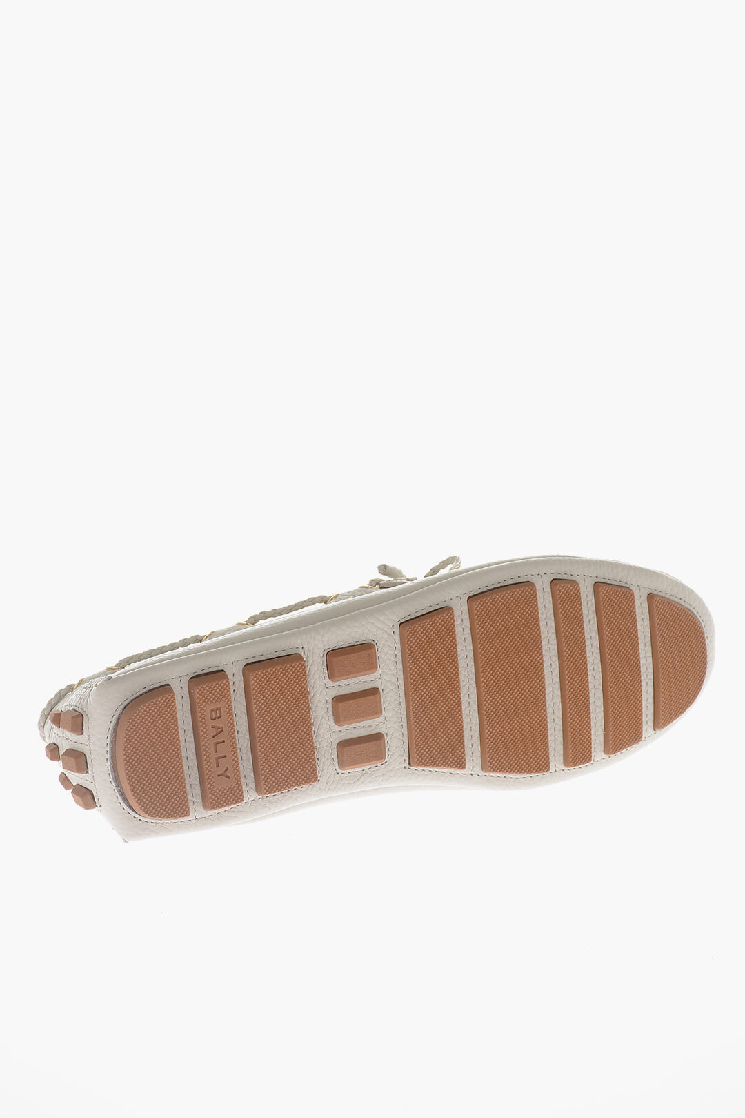 Bally Hammered Leather Boat Lorafers women - Glamood Outlet