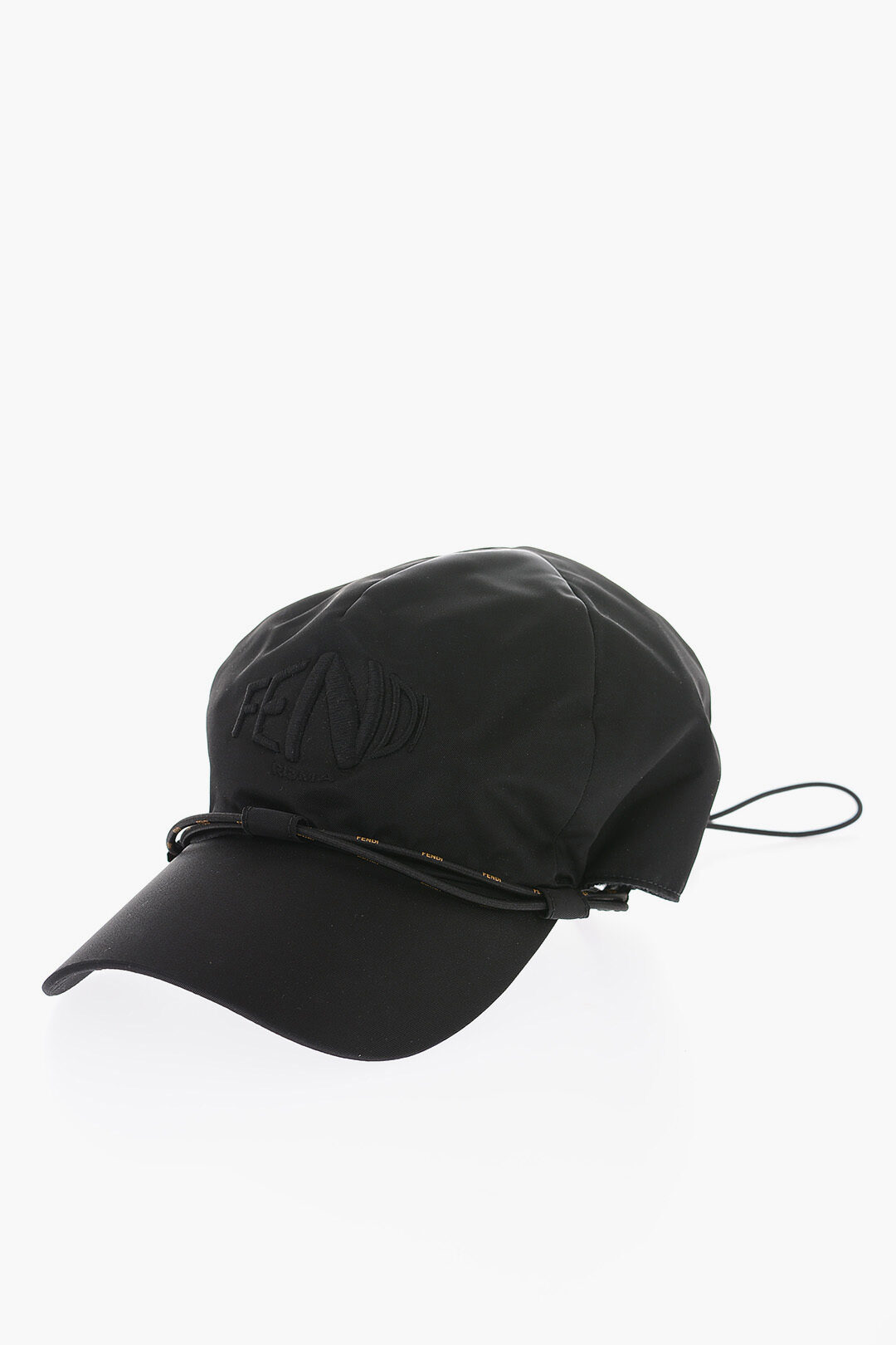 Fendi Hat With Embossed Logo and Logoed Elastic Threads men - Glamood ...