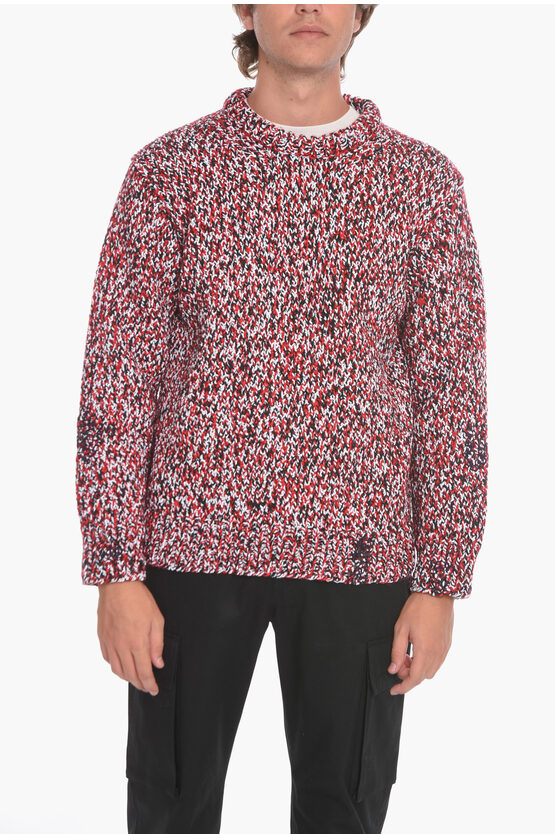 Maison Margiela Heavyweight Wool Pullover with Crewneck men - Glamood ...