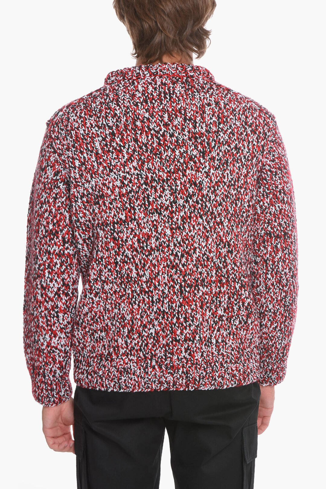 Maison Margiela Heavyweight Wool Pullover with Crewneck men - Glamood ...