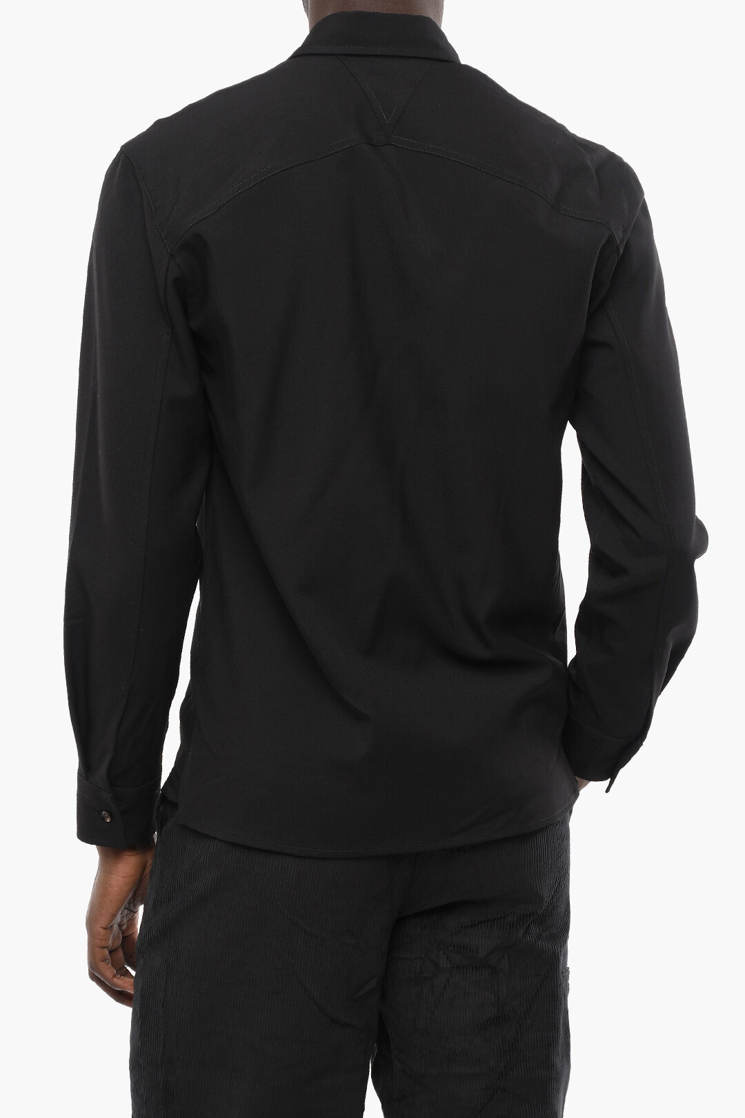 Bottega Veneta Hidden Buttoning Wool Shirt with Breast-pocket men ...