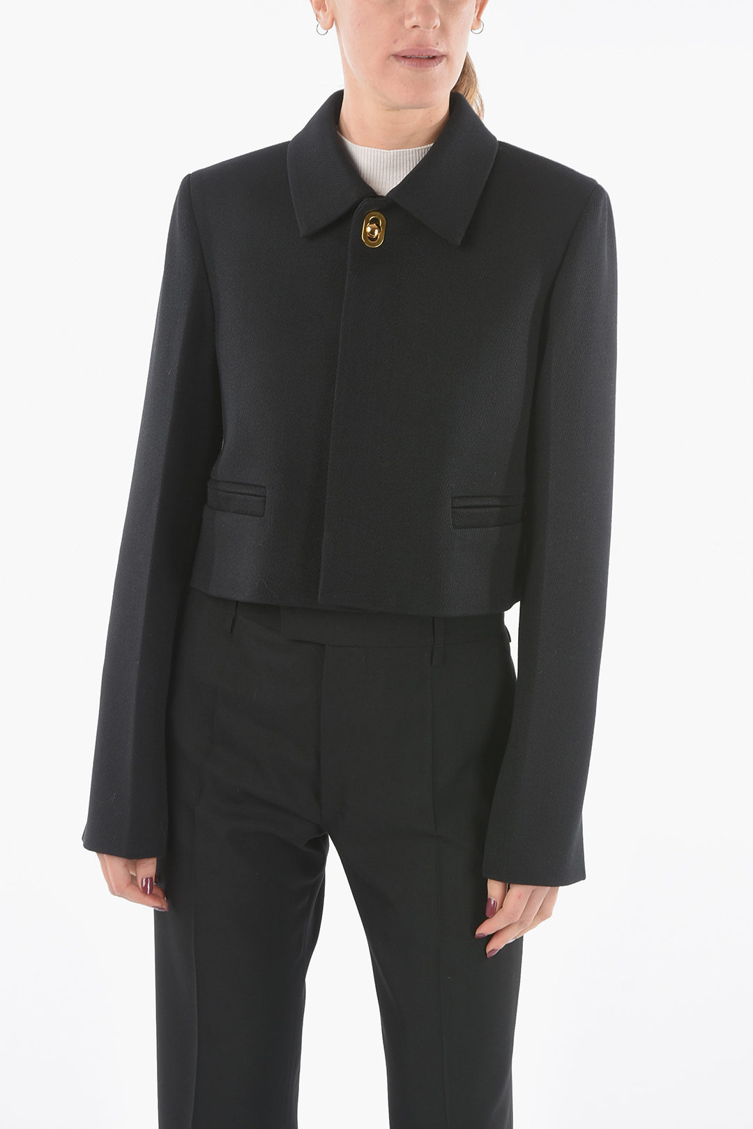 Bottega Veneta Hidden Buttons Coat women - Glamood Outlet