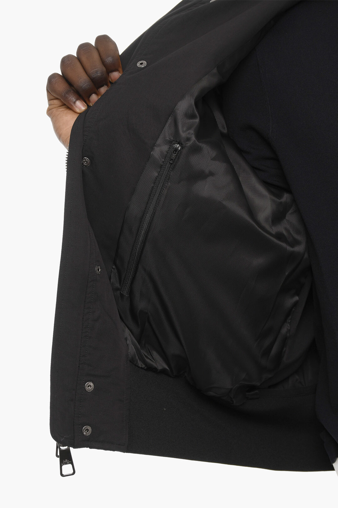 Neil Barrett Hidden Closure Solid Color ERGODYNAMIC Jacket men ...