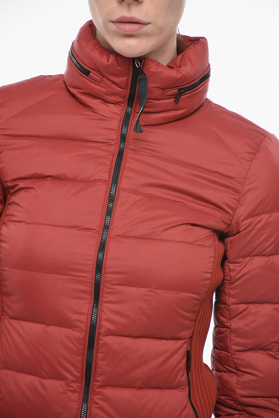 Woolrich Hidden Hood TECH SHORT Down Jacket women - Glamood Outlet