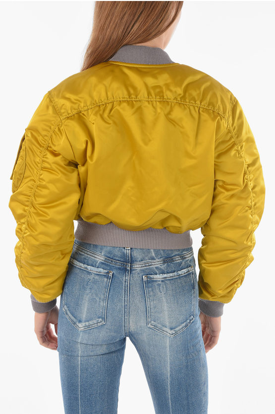 Diesel Hidden Zip G-ALMA Reversible Bomber Jacket 여성 - Glamood Outlet