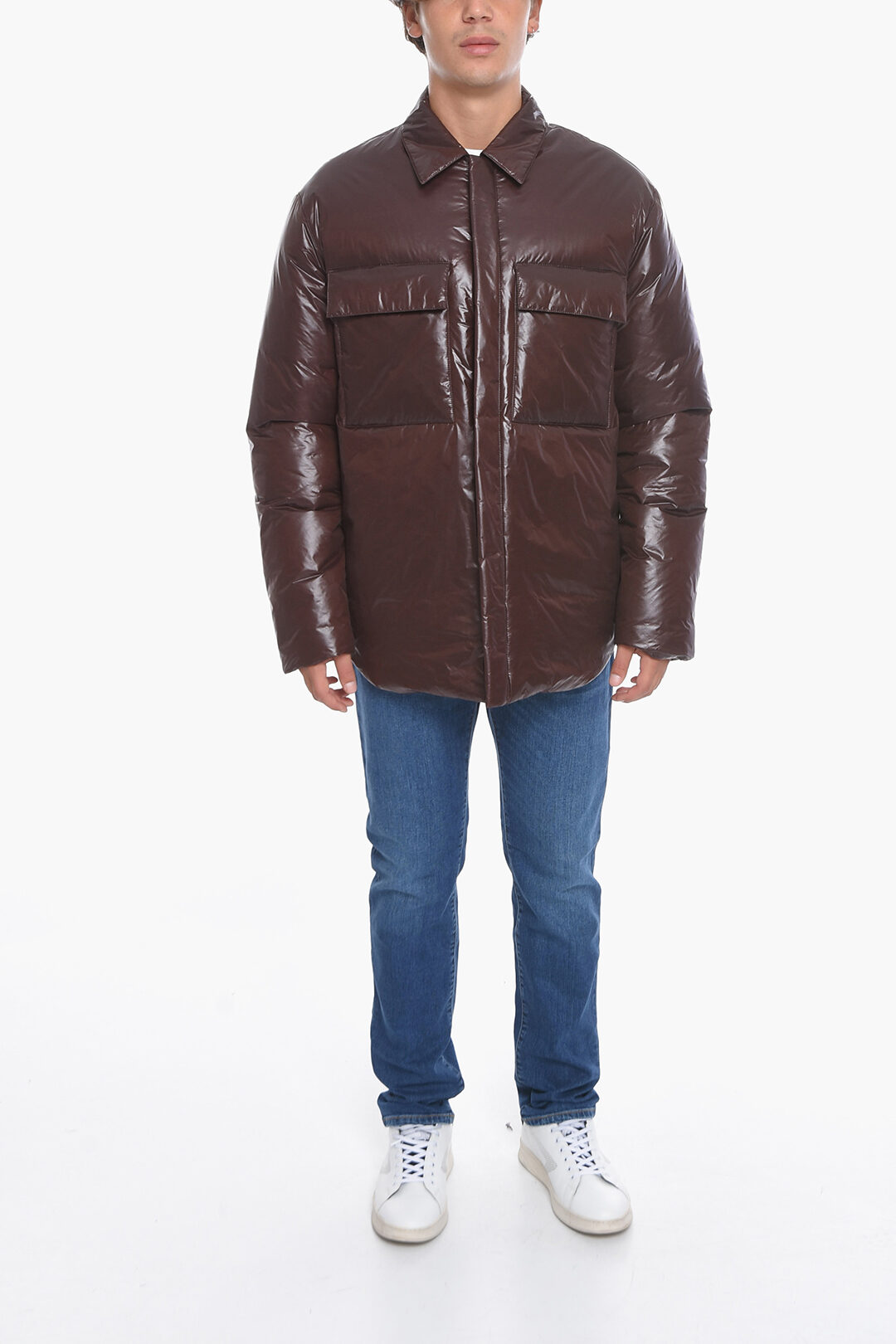 Jil Sander Hidden Zip RECYCLED Saharan Down Jacket men - Glamood Outlet