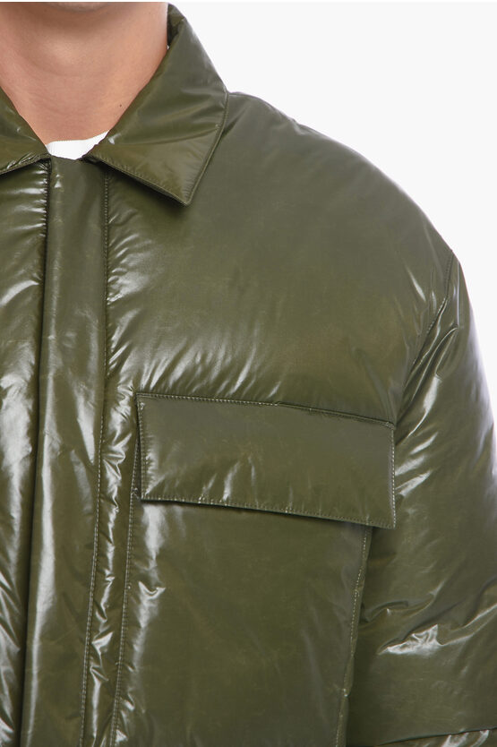 Jil Sander Hidden Zip RECYCLED Saharan Down Jacket men - Glamood Outlet