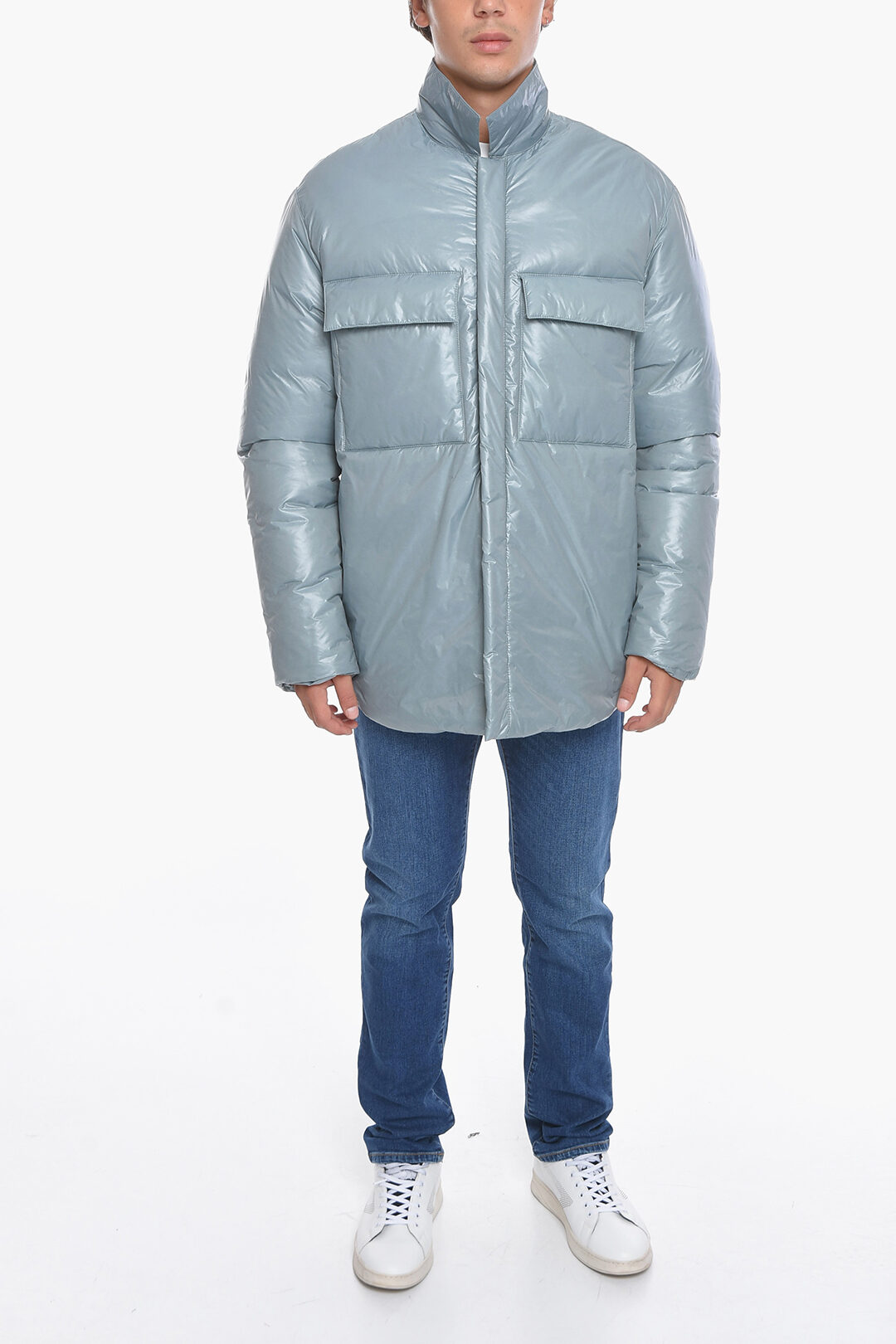 Jil Sander Hidden Zip RECYCLED Saharan Down Jacket men - Glamood Outlet
