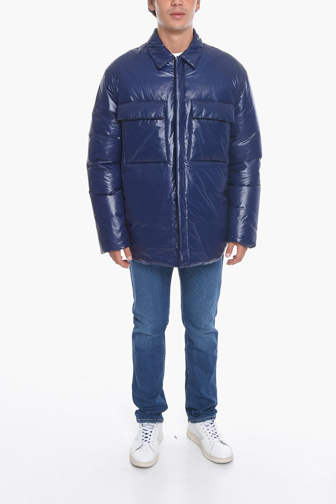 Jil Sander Hidden Zip RECYCLED Saharan Down Jacket men - Glamood Outlet