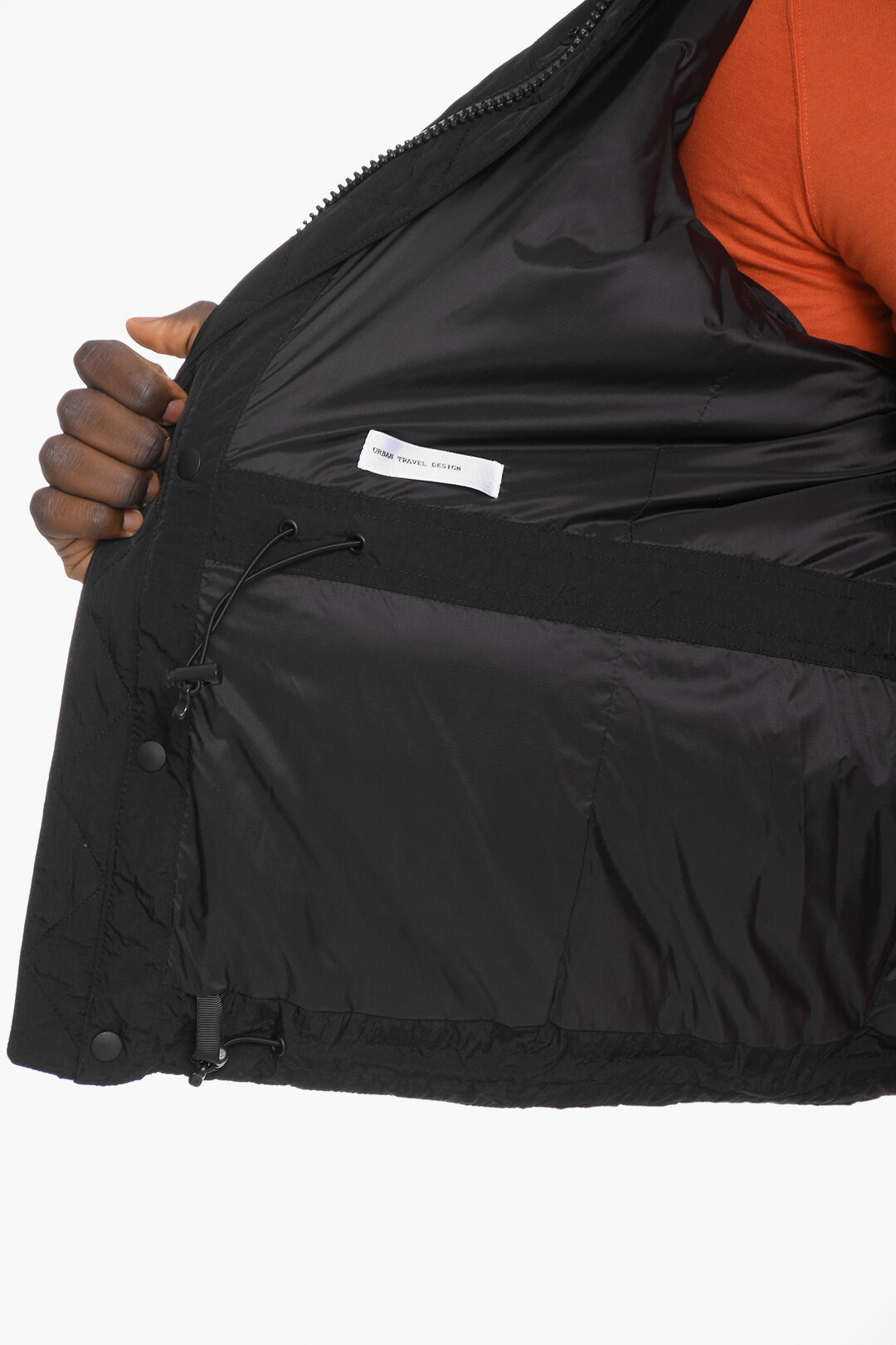 Adhoc Hooded Down Jacket with Flap Pockets men - Glamood Outlet