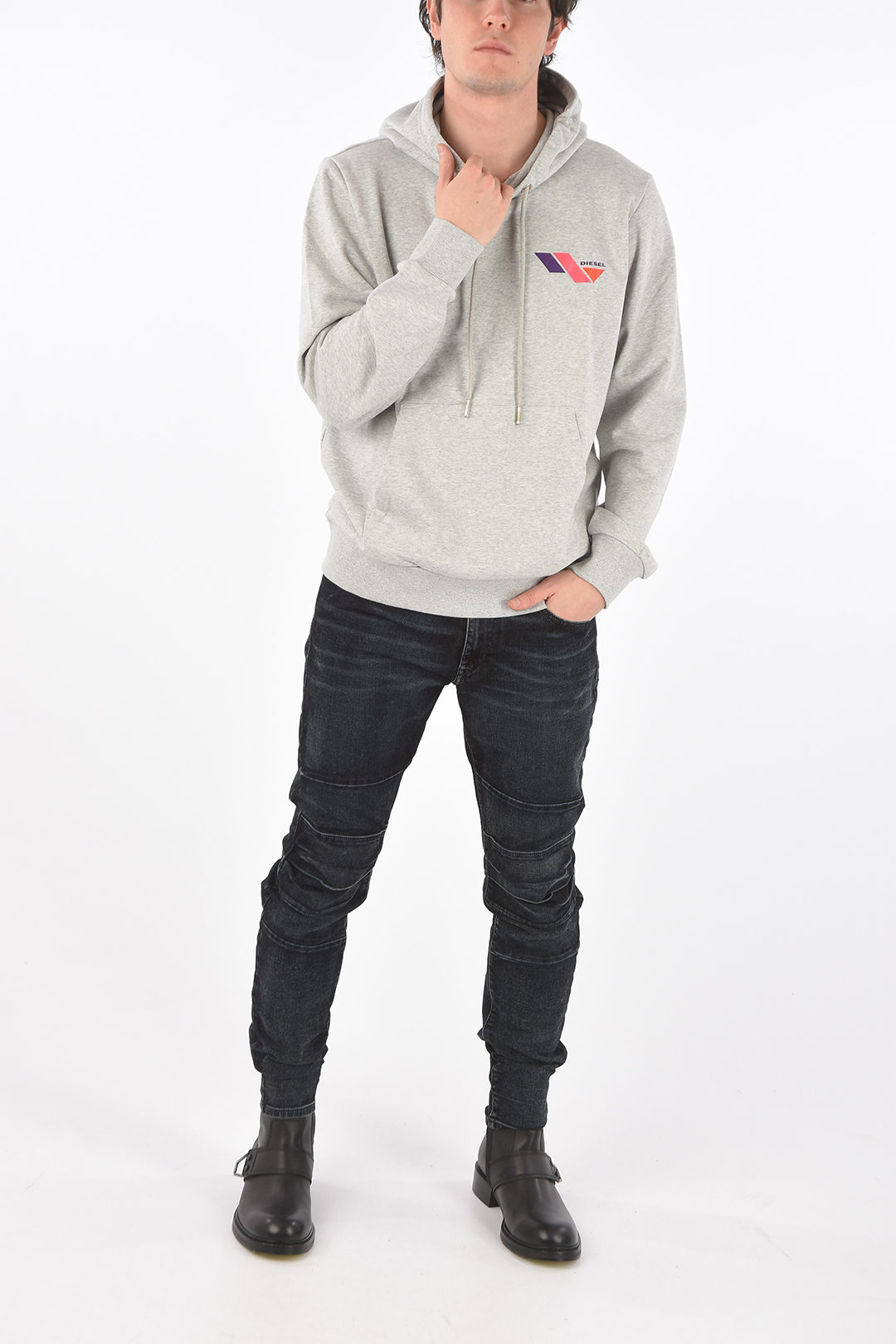 Diesel hooded S-GIRK-HOOD-K3 sweatshirt men - Glamood Outlet