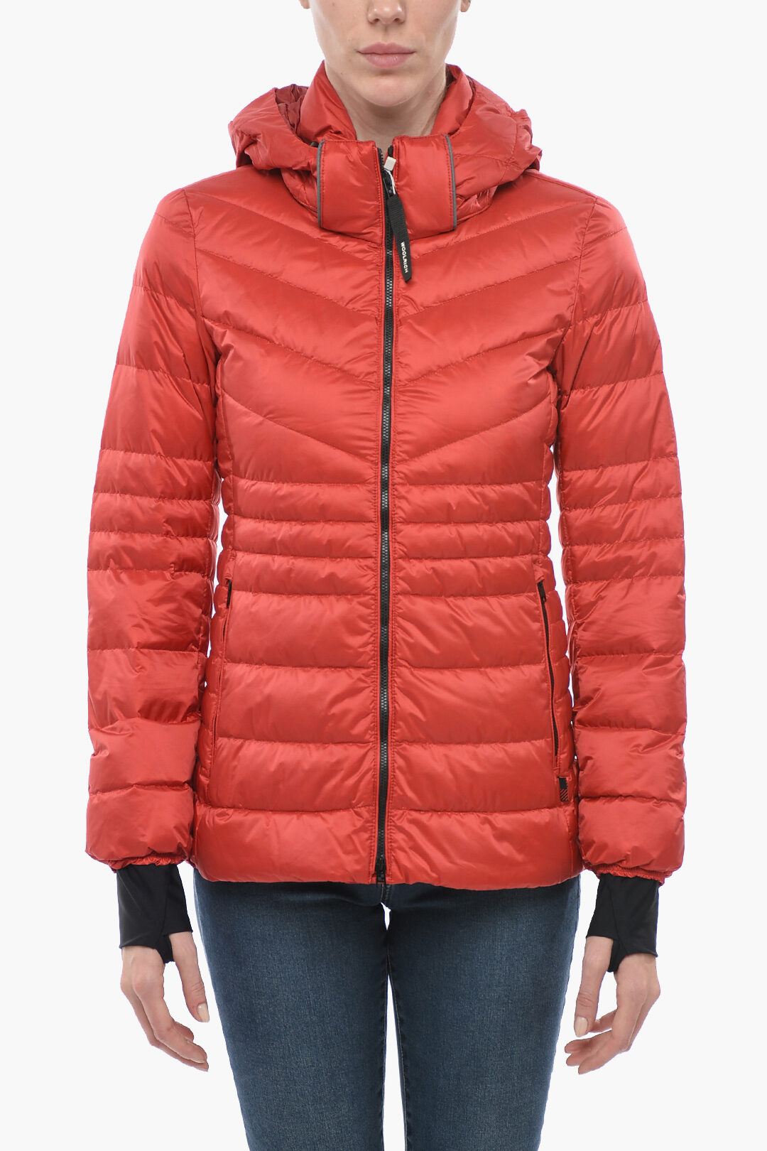 Woolrich Hooded TECH Down Jacket women - Glamood Outlet