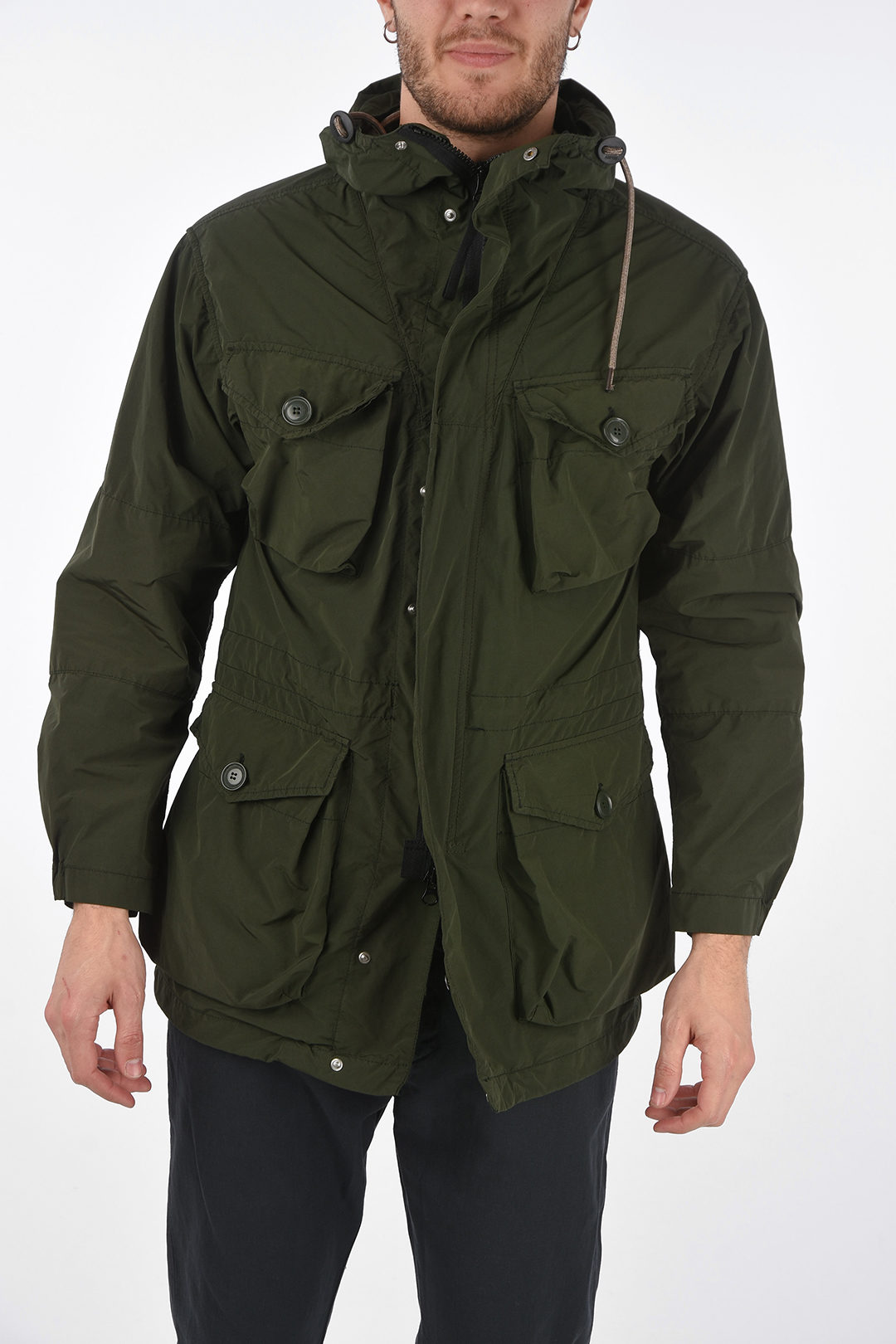 Aspesi Hoodie Multi Pocket Parka men - Glamood Outlet