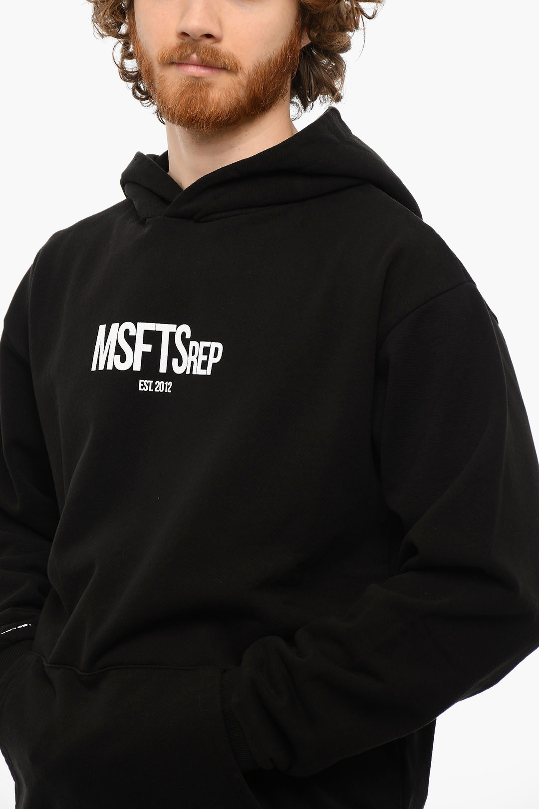 MSFTSrep Hoodie Sweatshirt with Contrasting Logo Lettering men ...