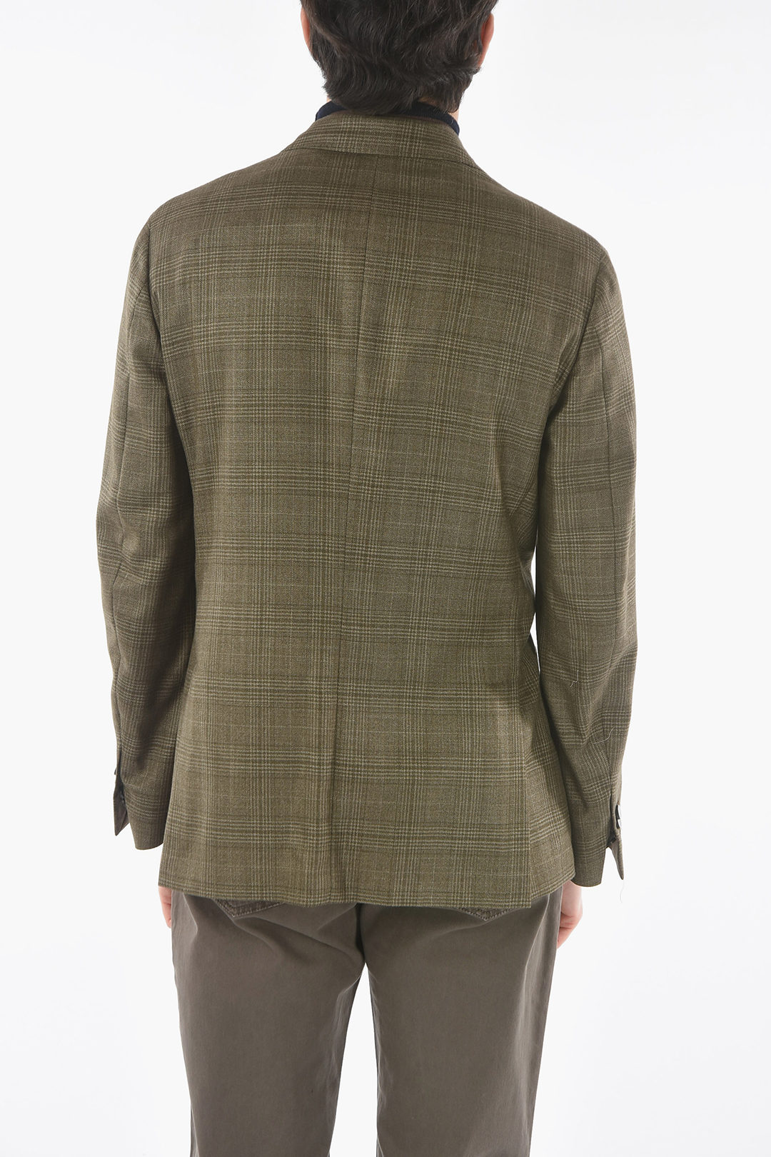 Corneliani ID COLLECTION Half-Lined Blazer with Double Collar men ...