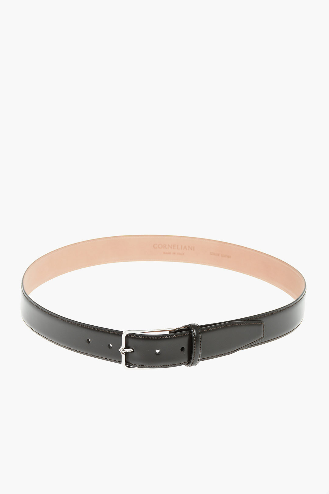 Corneliani ID Metal Buckle Leather Belt 35mm men - Glamood Outlet