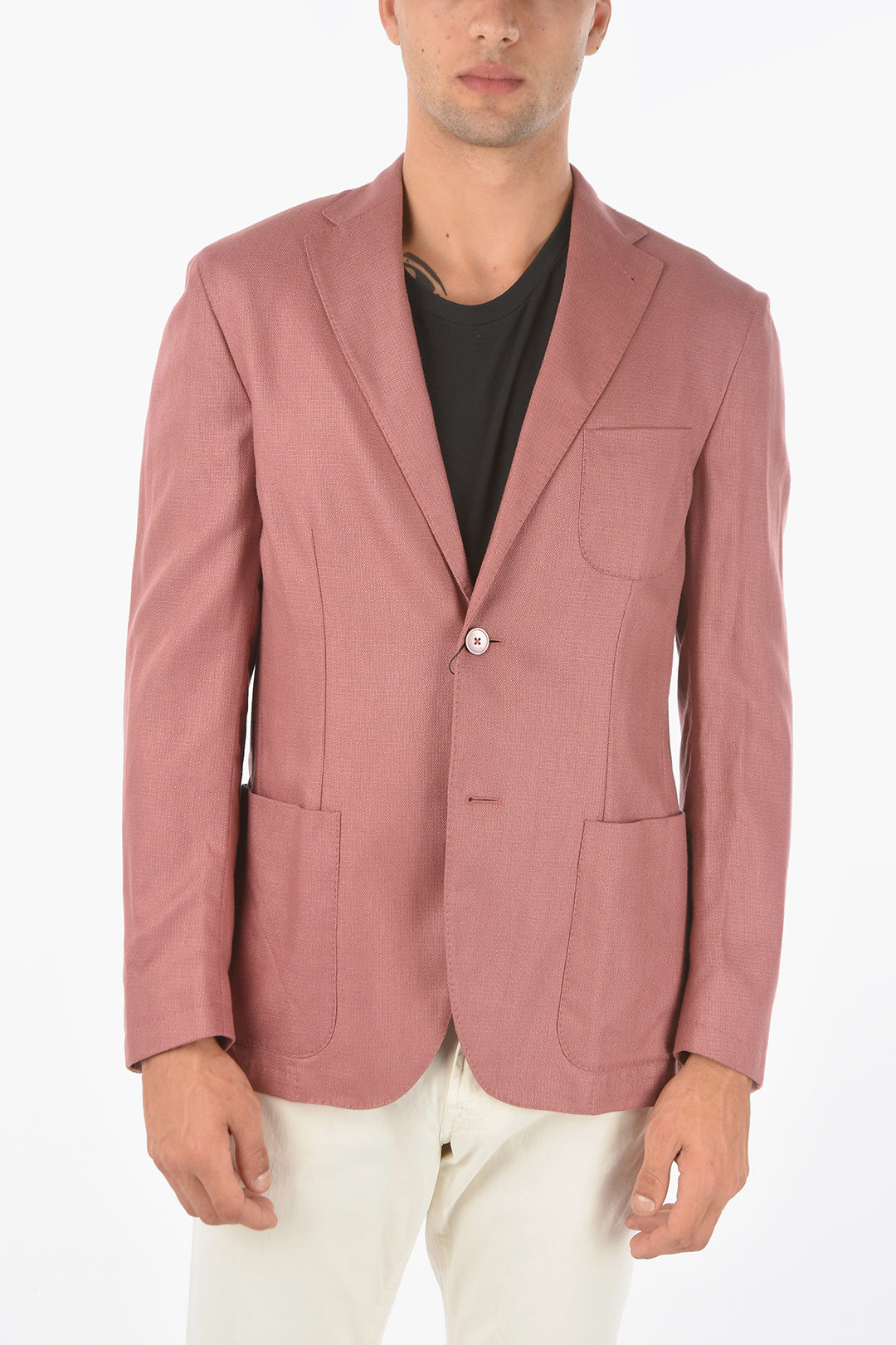 Corneliani ID Silk IDENTITY Blazer with Notch Lapel men - Glamood Outlet