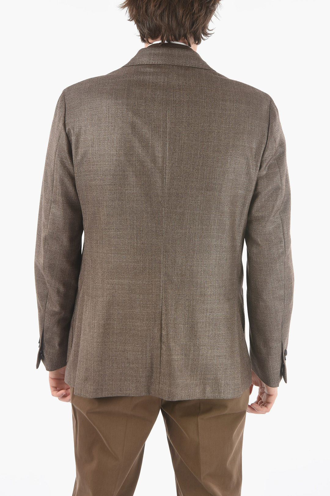 Corneliani ID Solid Color Blazer with Removable Chest Piece men ...